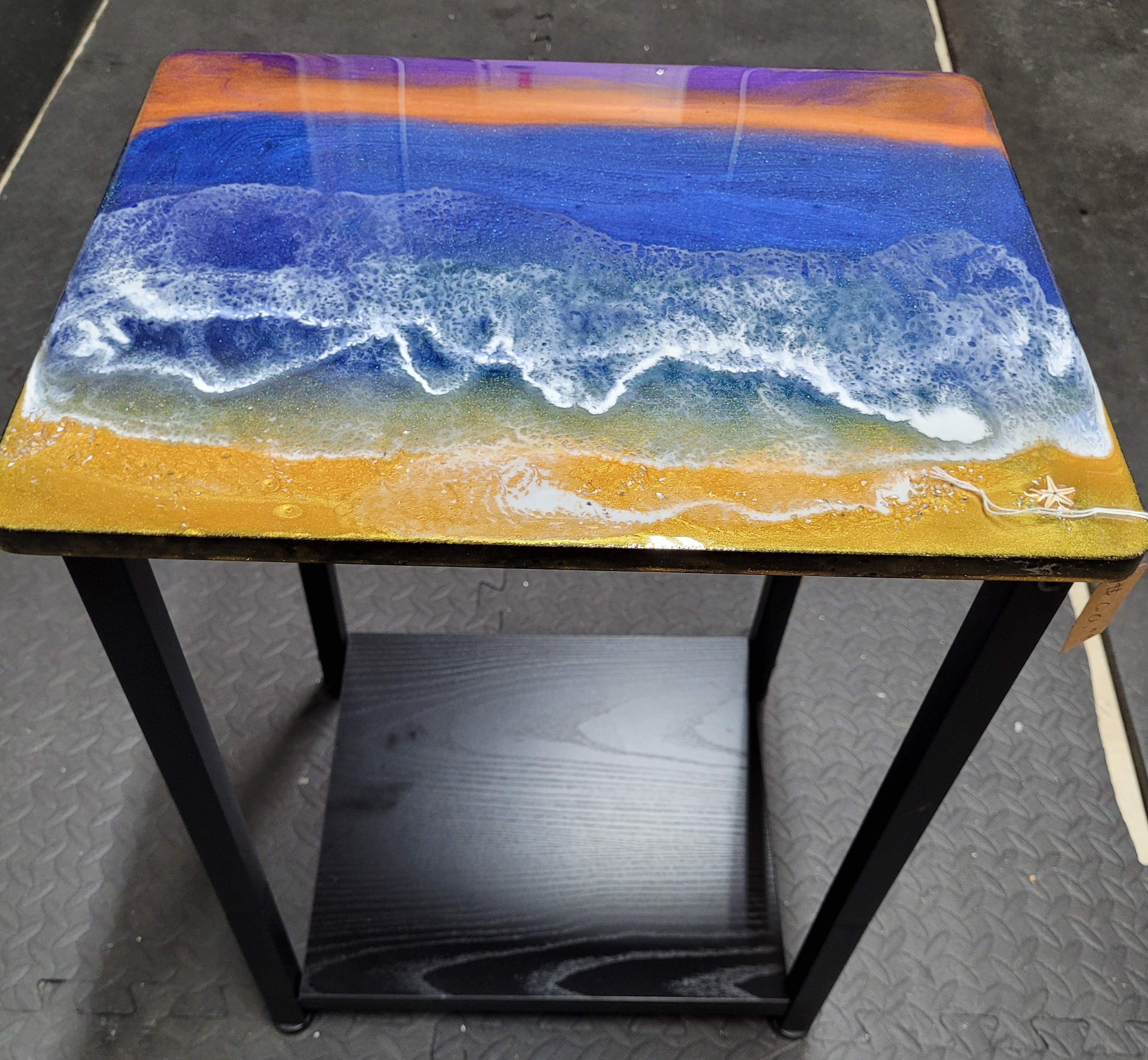 Epoxy Resin Tables – Sea Screens and Sea Glass Art