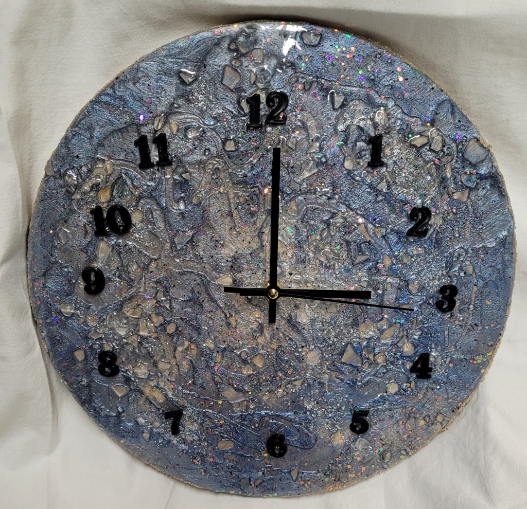 Resin Clocks – Sea Screens and Sea Glass Art