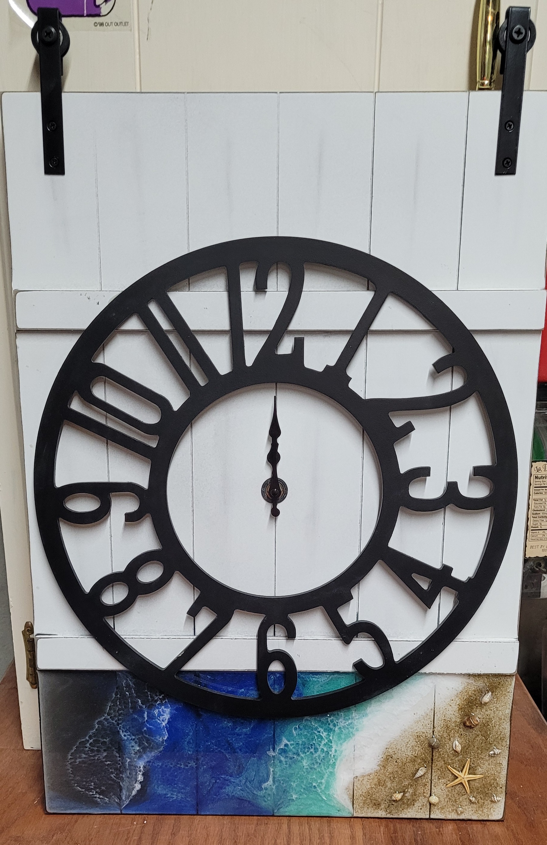 Resin Clocks – Sea Screens and Sea Glass Art