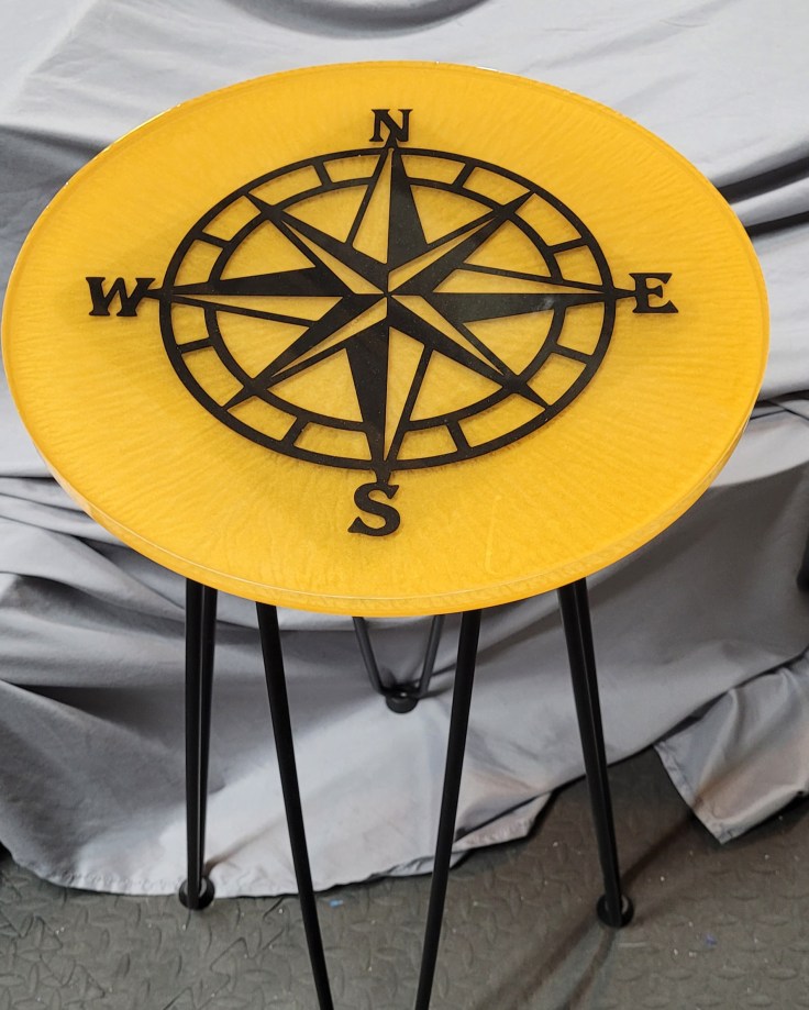 Epoxy Resin Tables – Sea Screens and Sea Glass Art