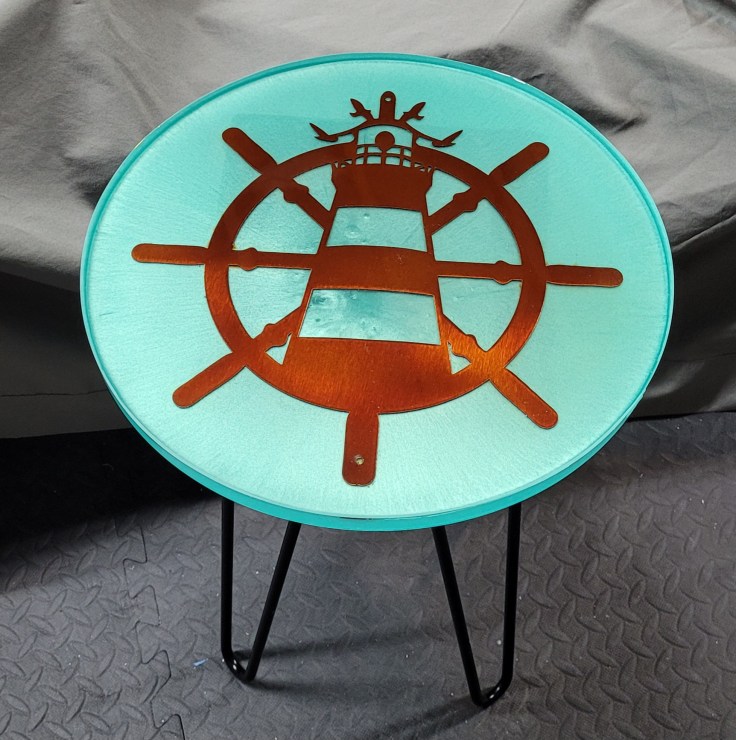 Epoxy Resin Tables – Sea Screens and Sea Glass Art